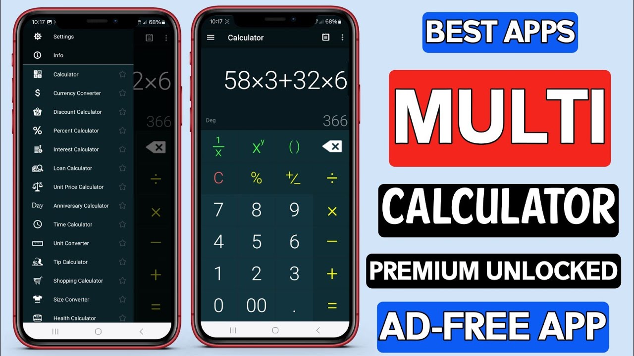 Best Free Multi Calculator App for Android - YouTube