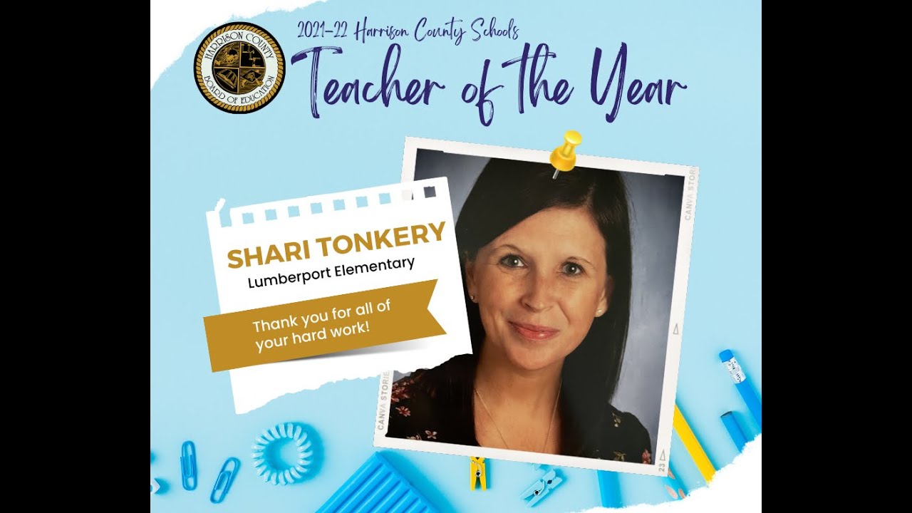 2021-22 HCSWV Teacher of the Year Shari Tonkery - YouTube