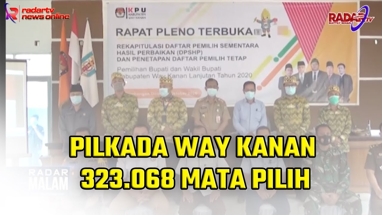 Pilkada Way Kanan 323 068 Mata Pilih - YouTube