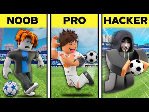 NOOB vs PRO vs HACKER in FIFA Super Soccer...