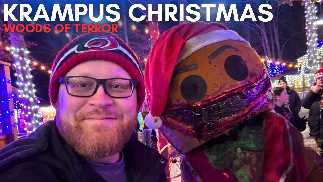 Krampus Christmas at Woods of Terror Haunted Attraction Full Experience and Walkthrough 2024 ...
