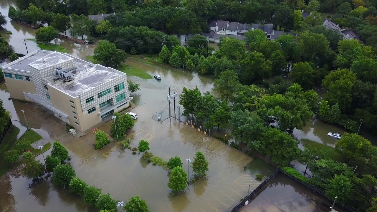 Hurricane Harvey - Houston, TX (Energy Corridor) - YouTube