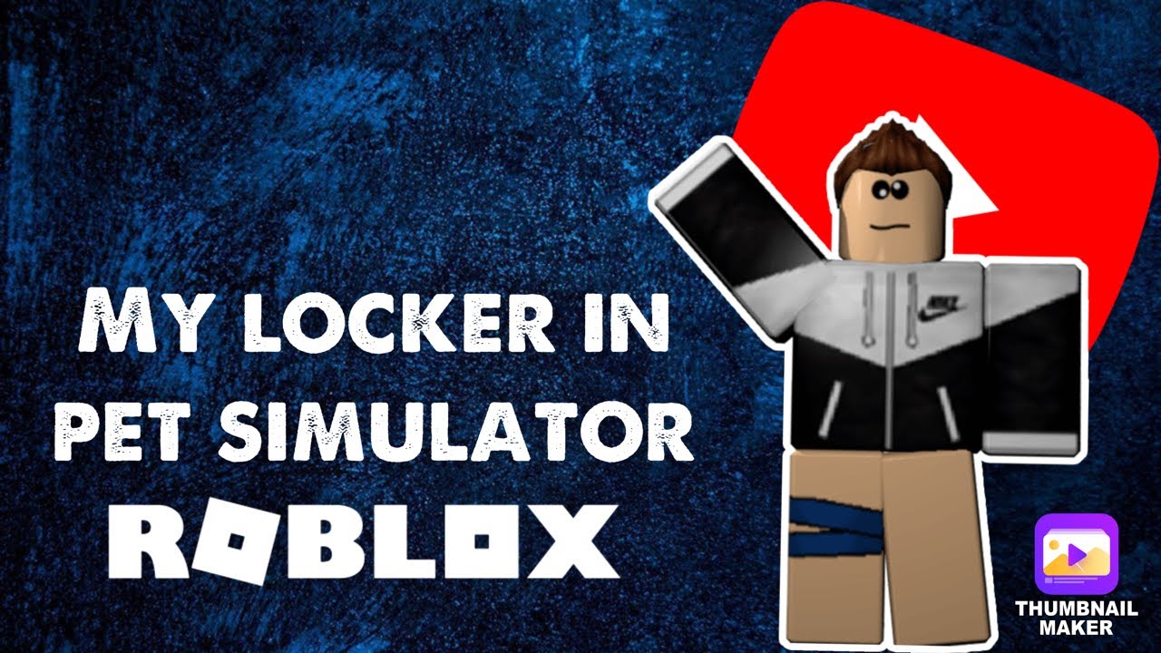 My locker in pet sim! - YouTube