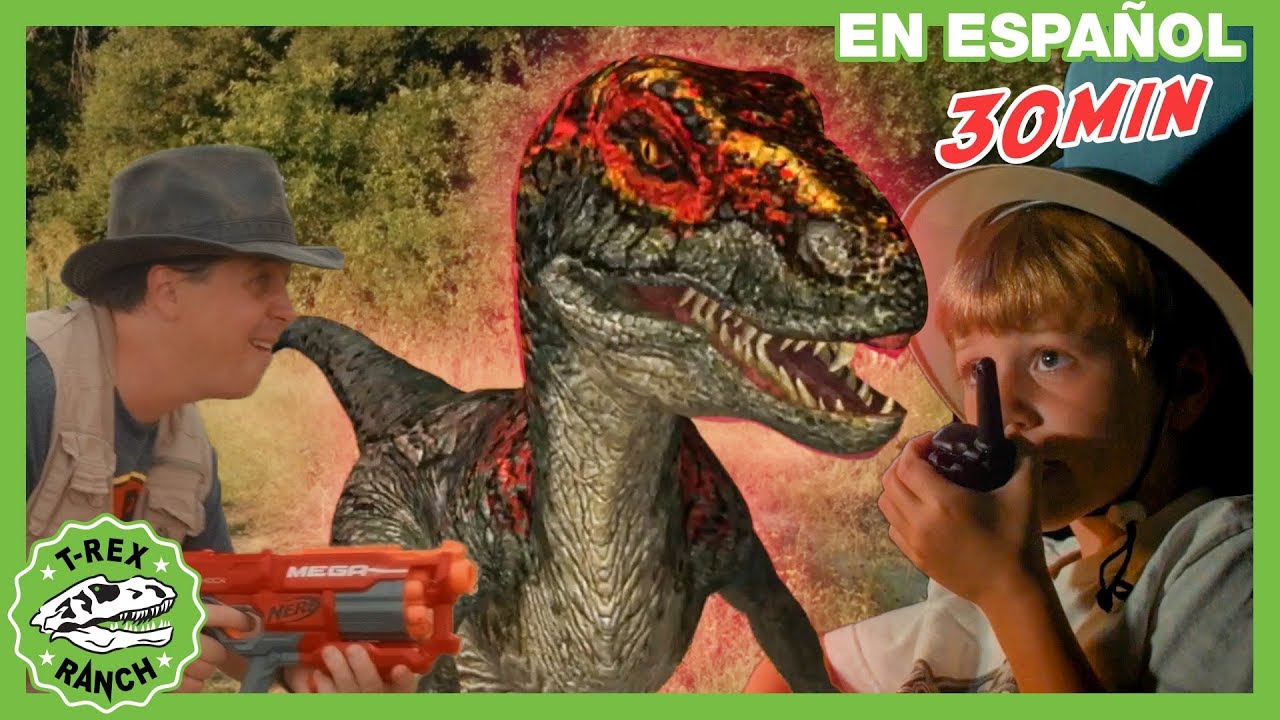 Parque de T-Rex | T-Rex Enorme y Dinosaurios con Ranger Aaron y otros ...