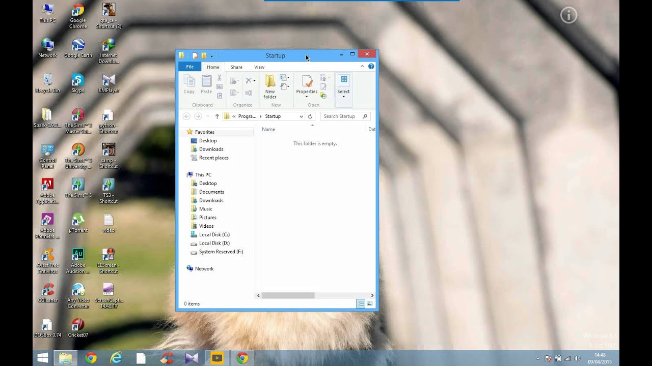Startup folder in windows 8/8.1 - YouTube