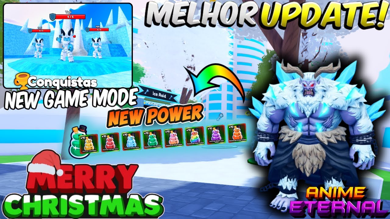ANIME ETERNAL UPDATE EVENTO CHRISTMAS ICE RAID PRESTIGIO LEVEL 9 POWER ...