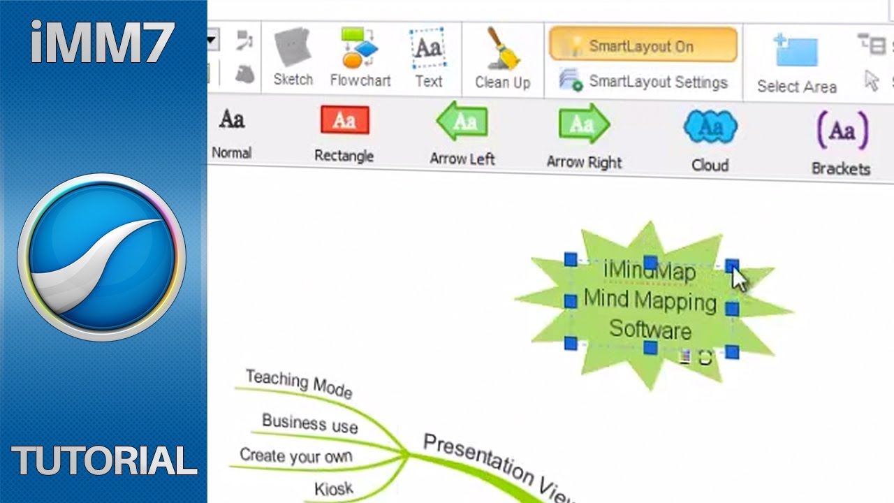 iMindMap 7 - Floating Text - YouTube