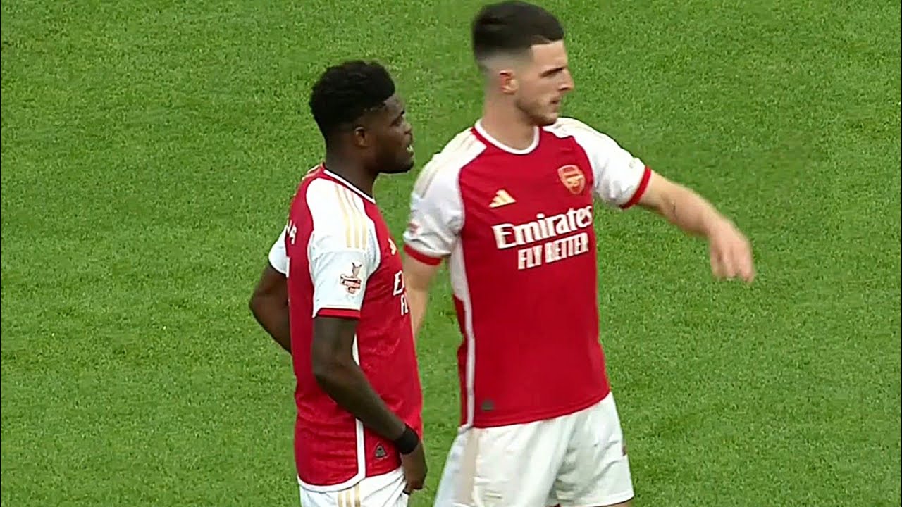 Thomas Partey & Declan Rice Together In Midfield - YouTube