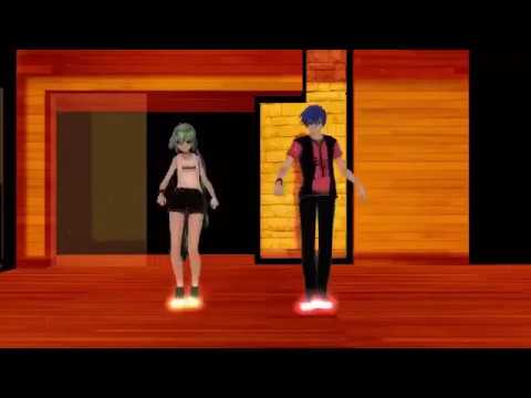 Meg y Dia Monster Anime shuffle dance#1 - YouTube