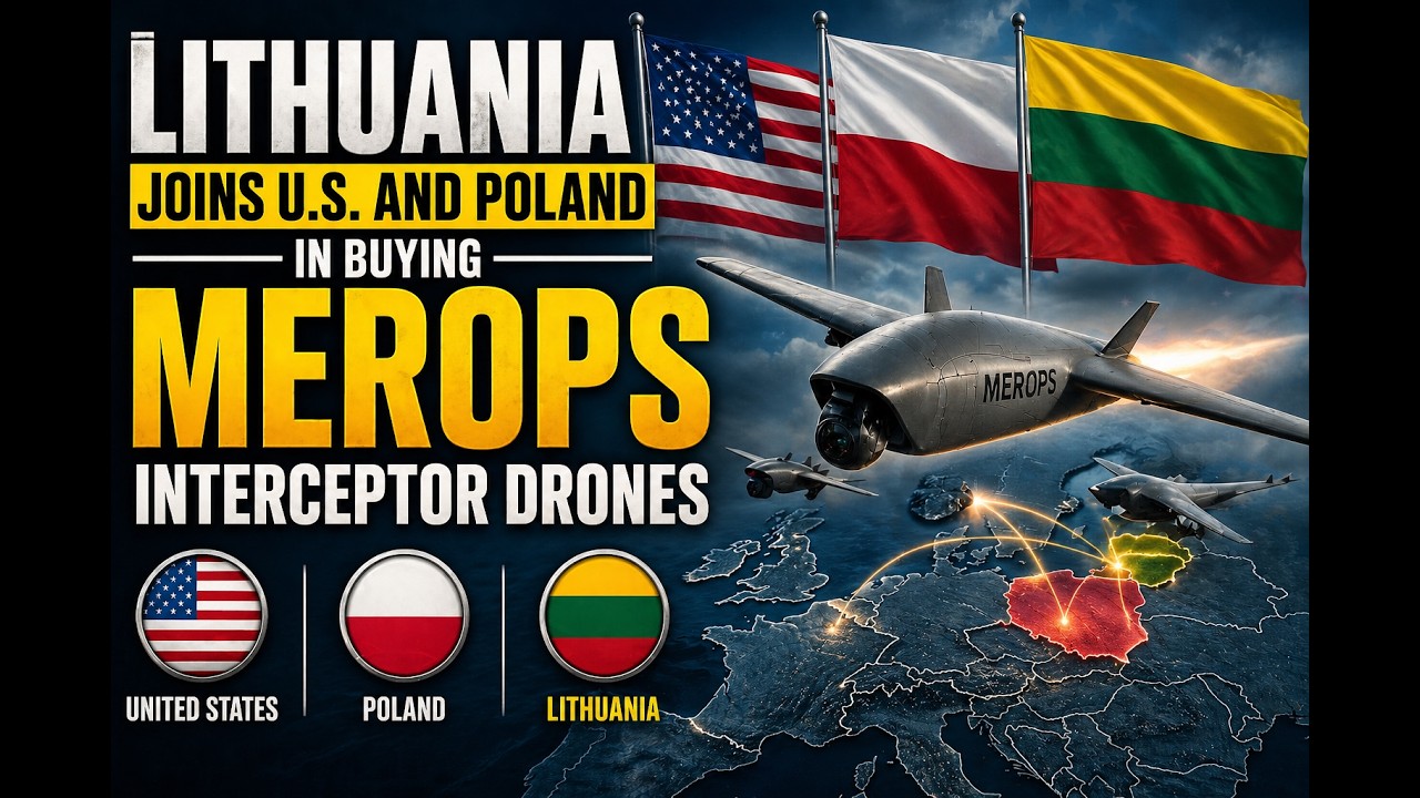 Lithuania joins U.S. and Poland in buying Merops interceptor drones ...