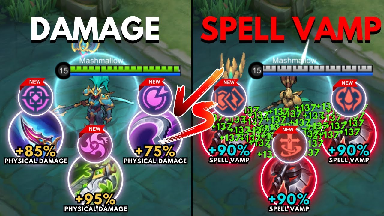 Alpha Damage Build vs Alpha Spell Vamp Build - Build Top 1 Global Alpha ...