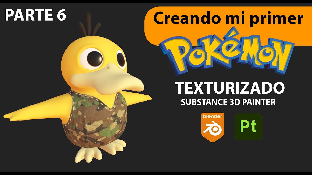 Creando mi primer Pokémon en BLENDER 3.6 para videojuegos. 👉 parte 6 👉 ...