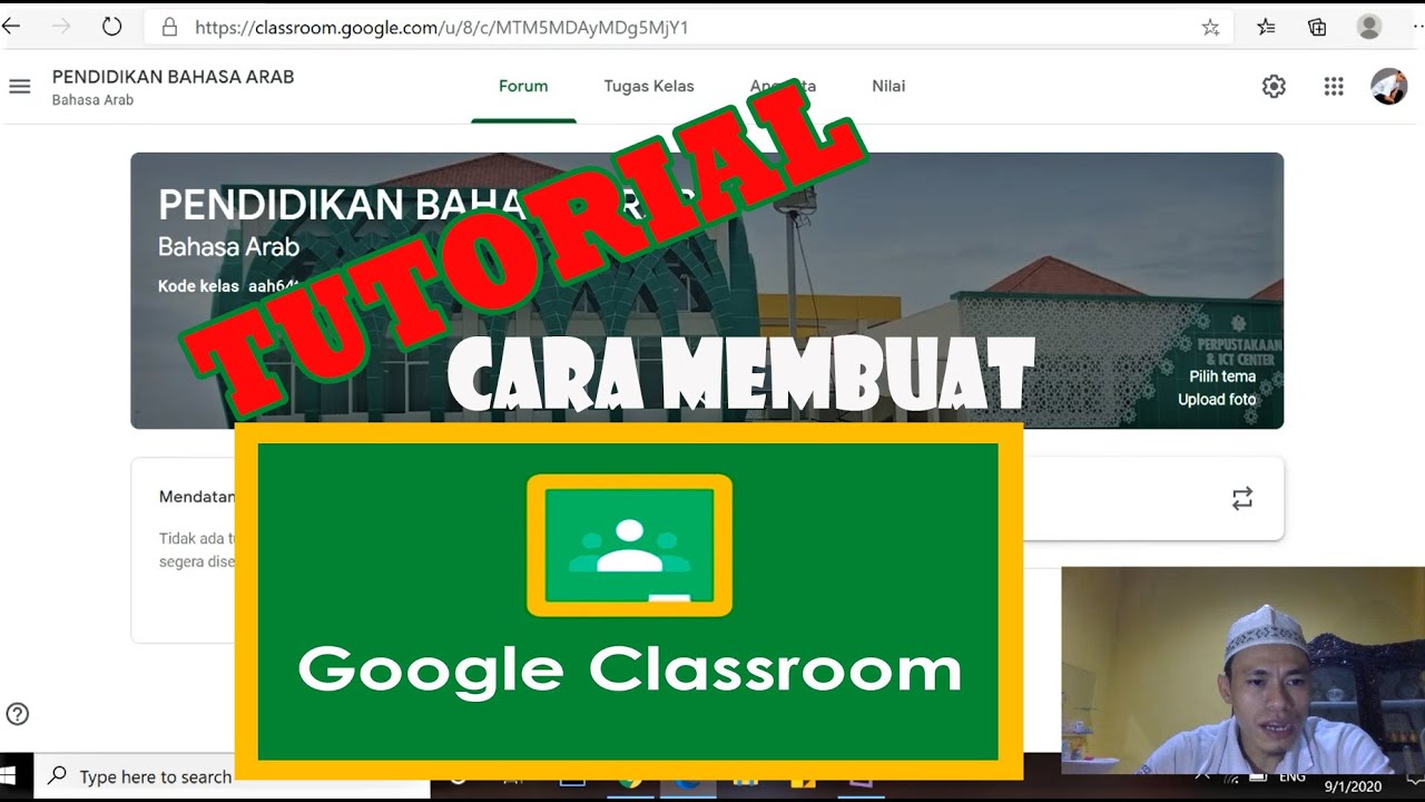 TUTORIAL CARA MEMBUAT GOOGLE CLASSROOM - YouTube