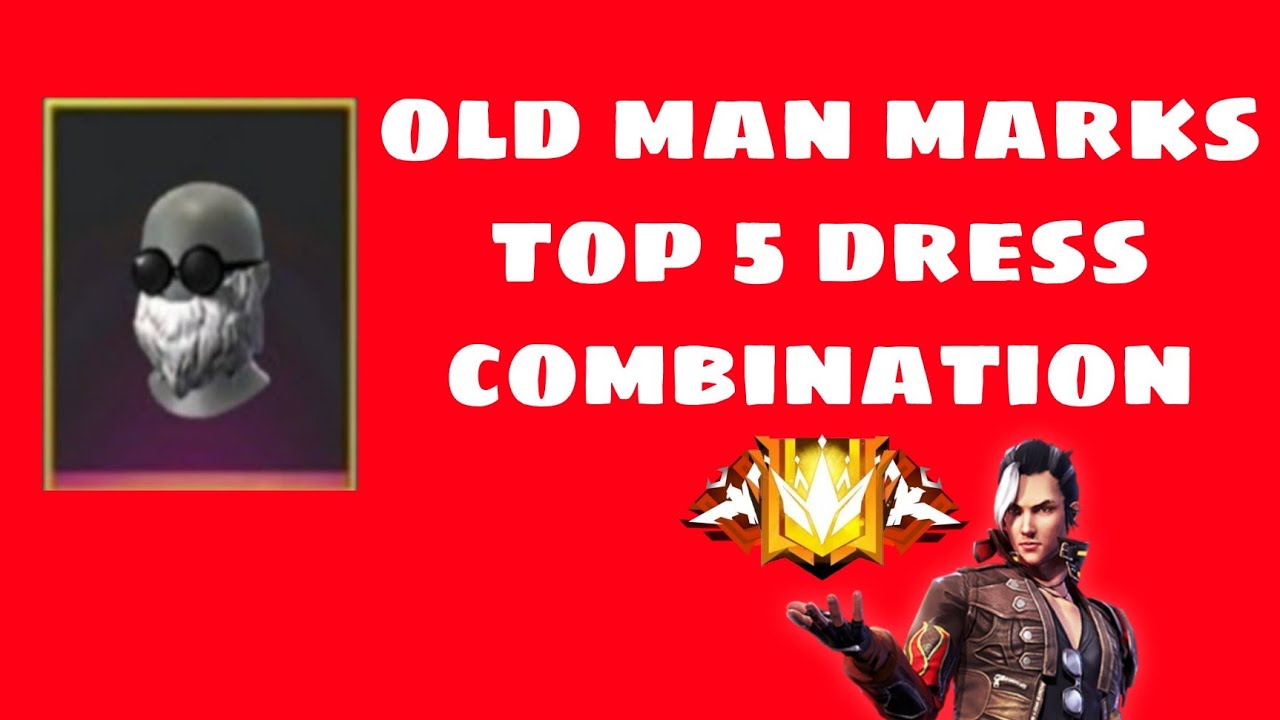 free fire old man marks dress combination 🔥 - YouTube