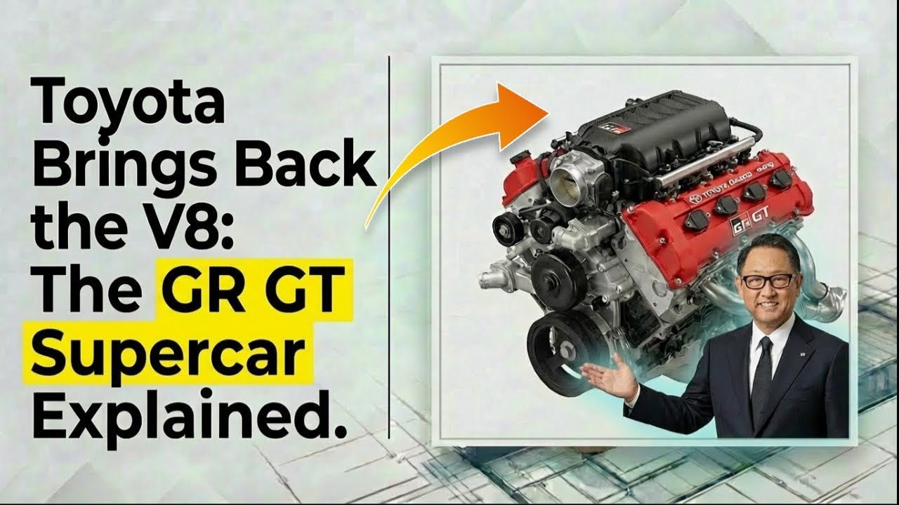 Toyota Brings Back the V8: The GR GT Supercar Explained! - YouTube