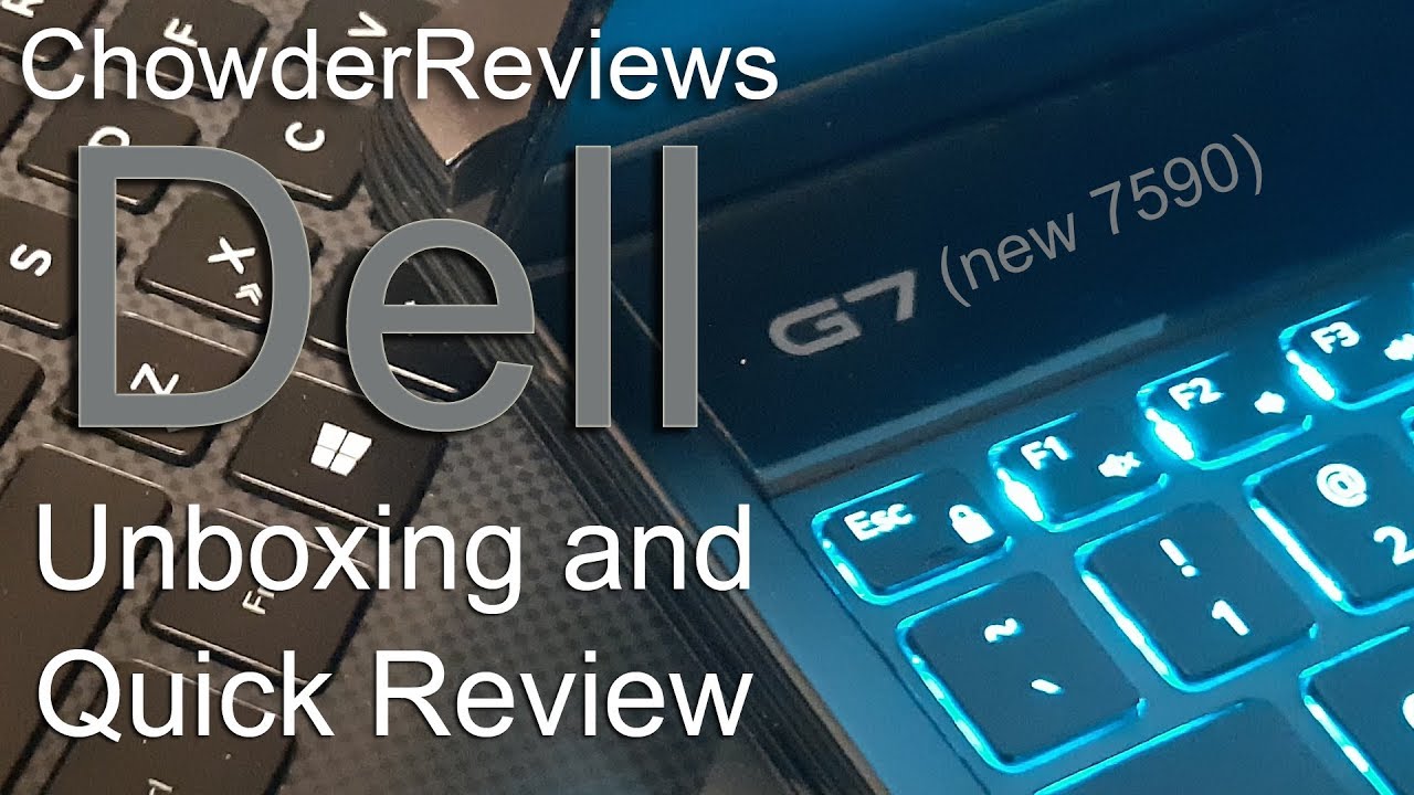 Dell's NEW G7 (7590) 2019 edition w/RTX2060 unboxing and quick review ...
