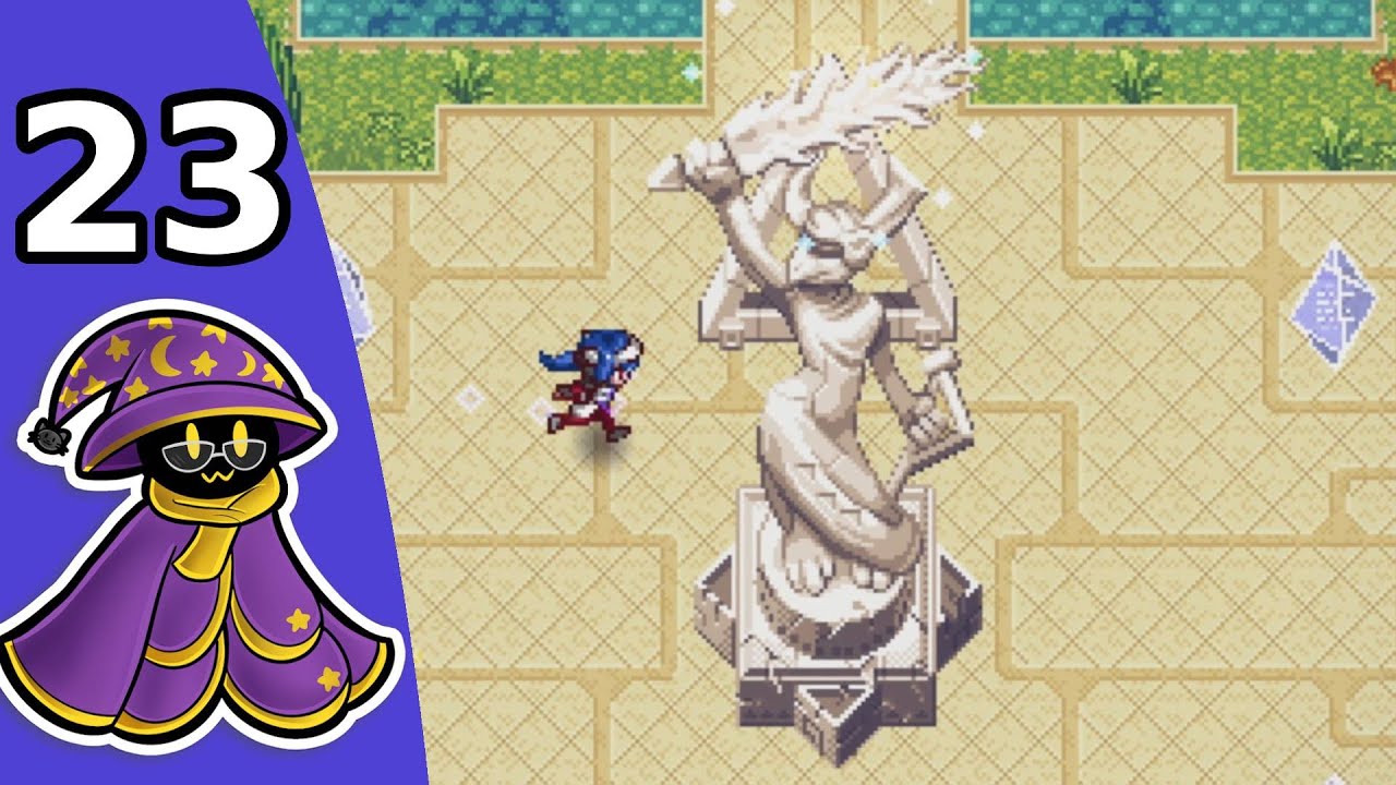 Crosscode Part 23 - The Faj'Ro Temple Boss! - YouTube