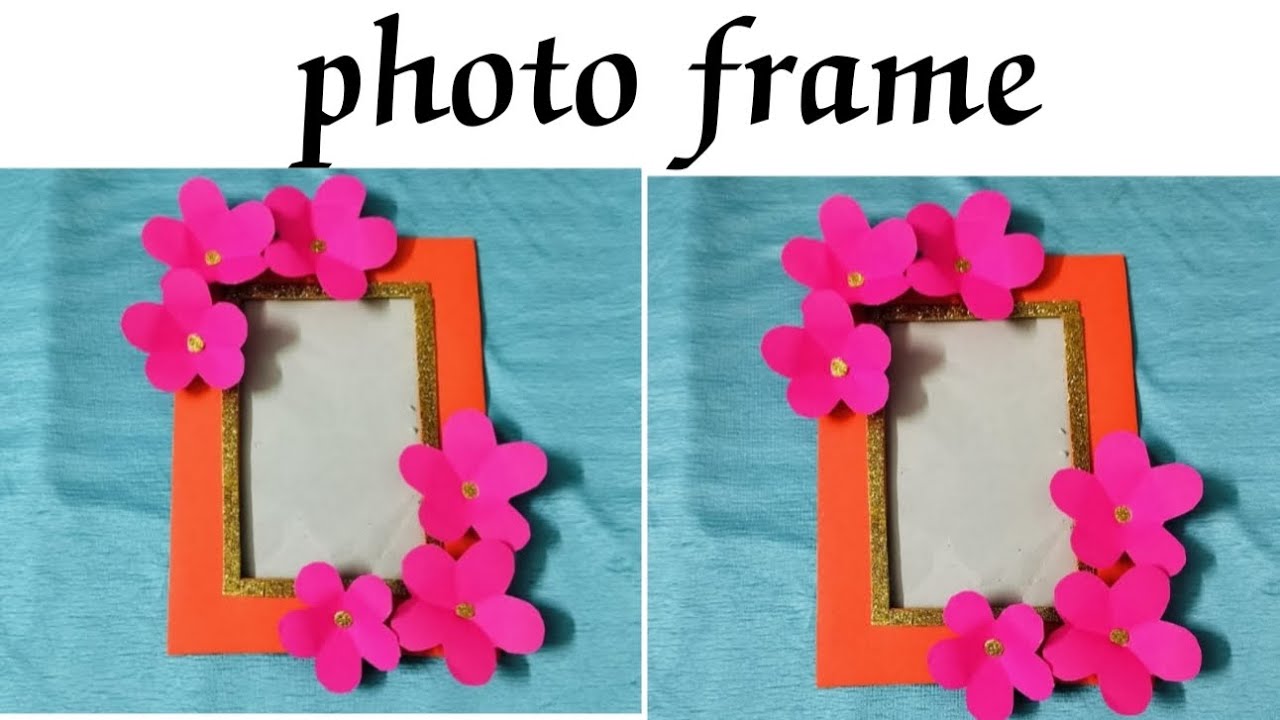 photo frame making | how to make photo frame | easy photo frame # ...