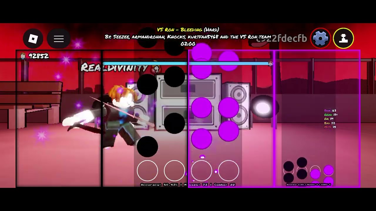 playing vs ron bleeding #fnf #roblox #fyp - YouTube