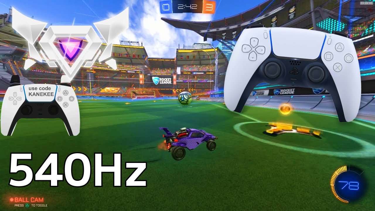 PS5 Controller ASMR 😴 Rocket League Ranked 🏆 Satisfying 360 FPS 4K ...