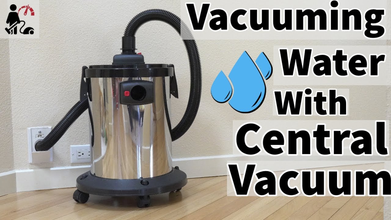 Vacuuming Water With Central Vacuum Interceptor Review - YouTube