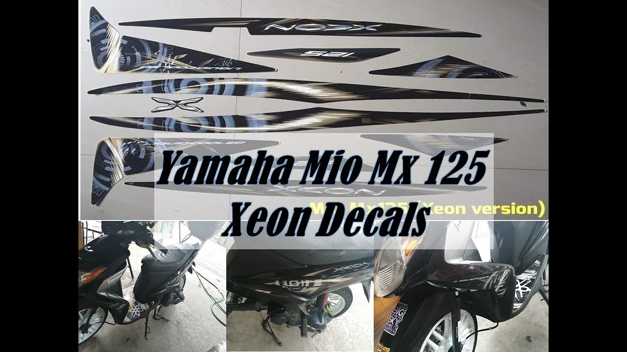Mio Mx 125 Decals