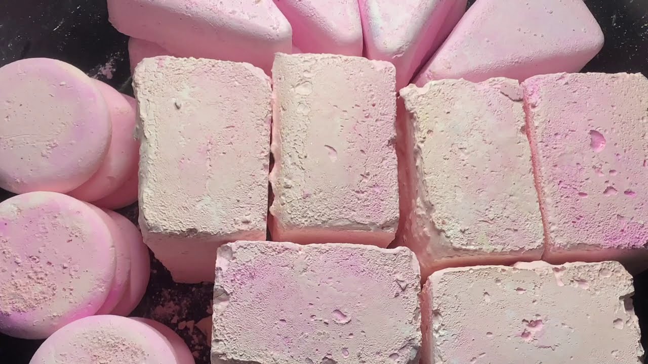Powdery Pink: Soft Reformed Gym Chalk - YouTube