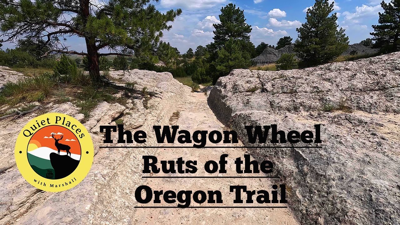 Guernsey Wagon Wheel Ruts in the Oregon Trail - YouTube