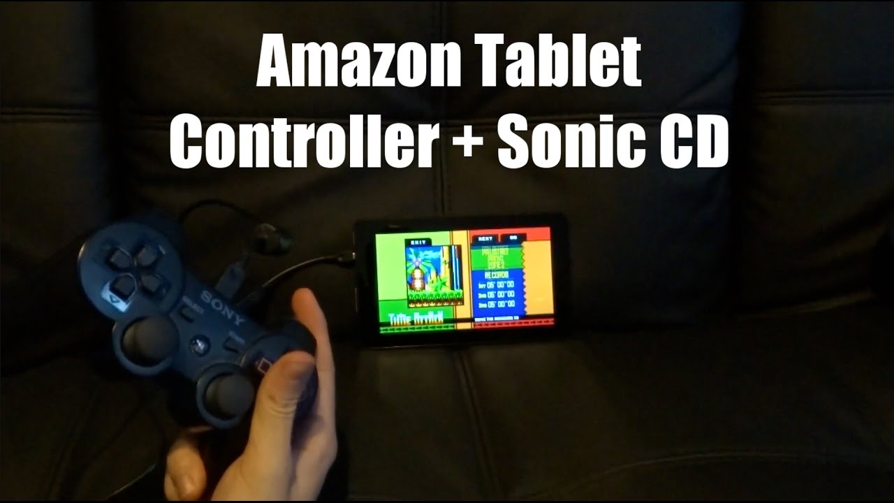Playing Sonic CD on an Amazon Fire with a Dualshock 3 Controller - YouTube