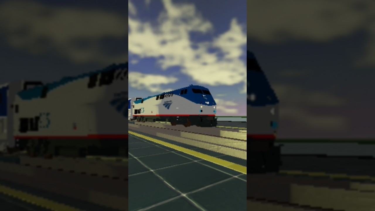 Amtrak P42DC #205 Hauls through Southern Feradia Station - YouTube