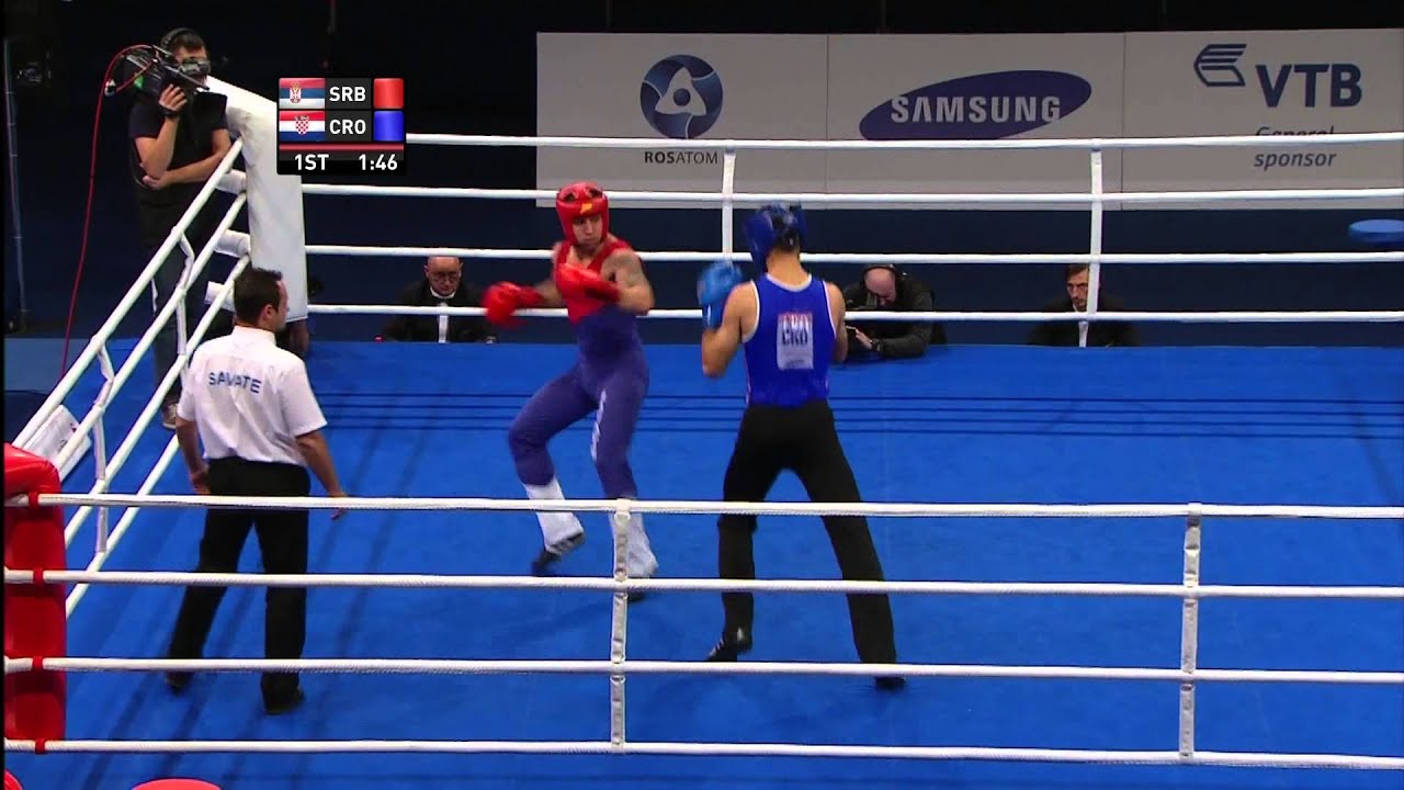 Savate Mens Combat -80kg Final - YouTube