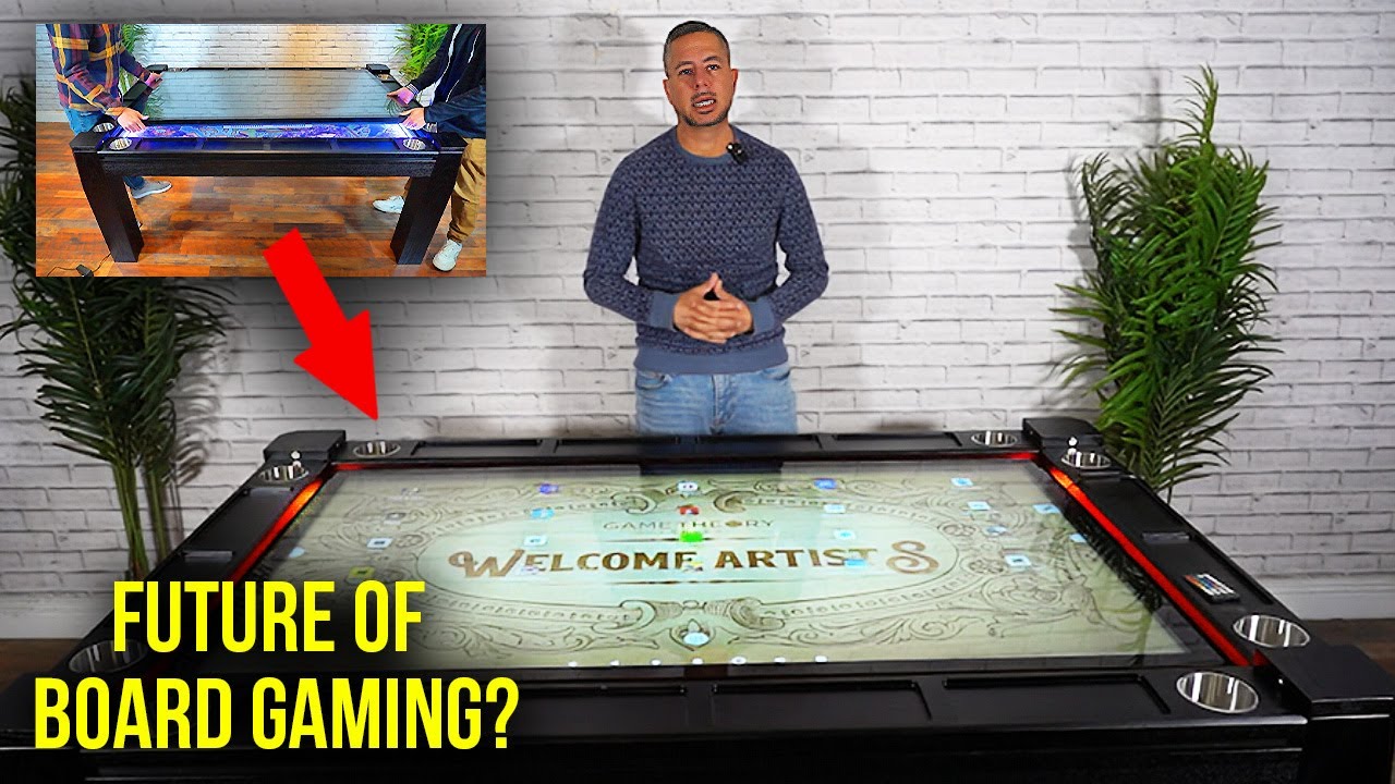 We Combined a 4K Digital Screen with a Real Game Table | Touch Screen ...