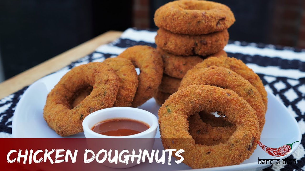 CRISPY CHICKEN DOUGHNUTS | DELICIOUS CHICKEN DOUGHNUTS RECIPE ...