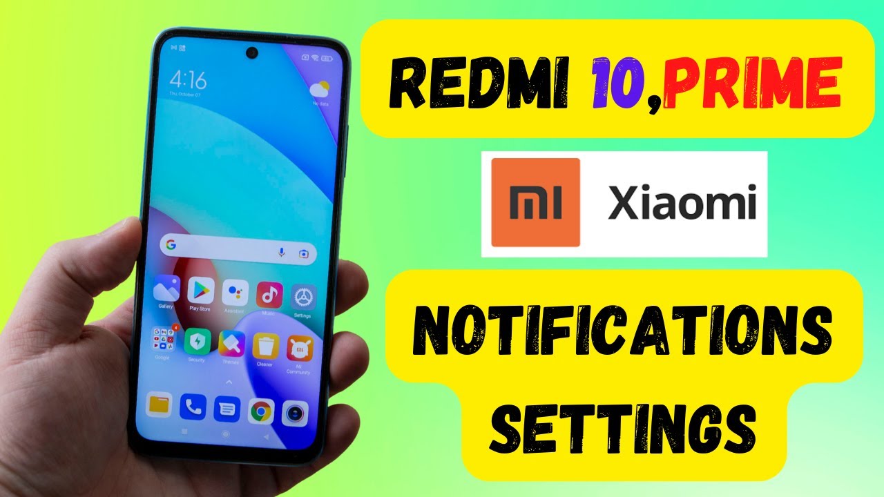 How to turn off notification in Redmi 10/ Redmi 10 Prime ...