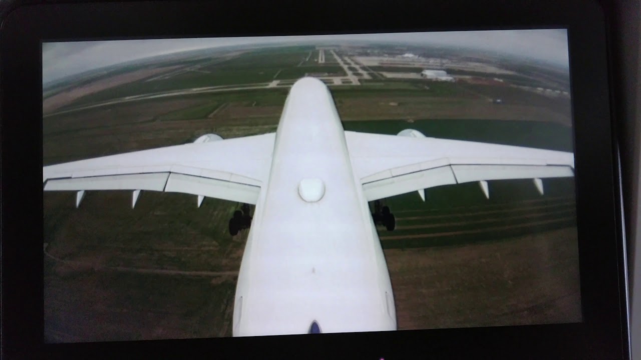 Tail Camera View Landing in Denver - YouTube
