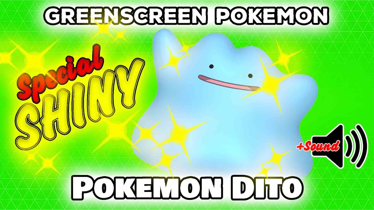 Pokemon Shiny Ditto | GreenScreen | Pokemon GO | 👍POGO - YouTube