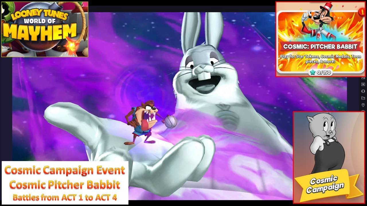 Looney Tunes World of Mayhem - Cosmic Campaign -Cosmic Pitcher Babbit ...
