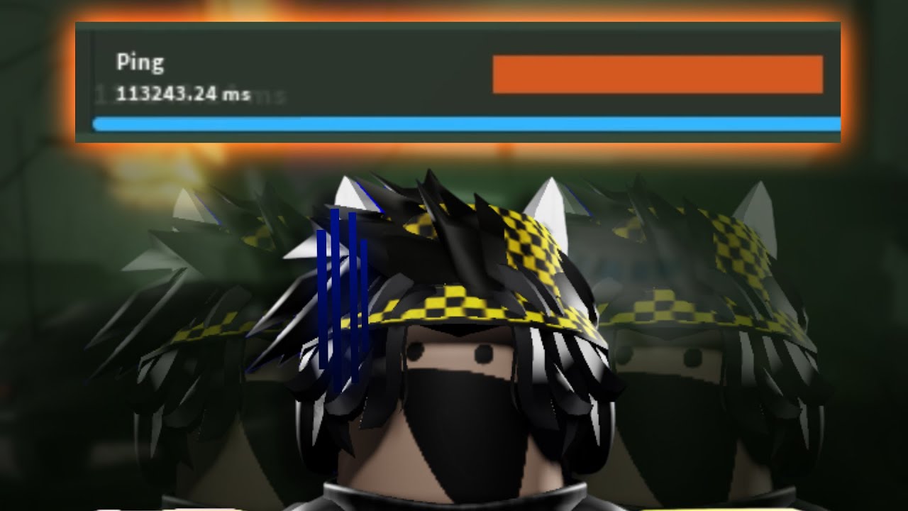 roblox evade with 100k ping.. - YouTube