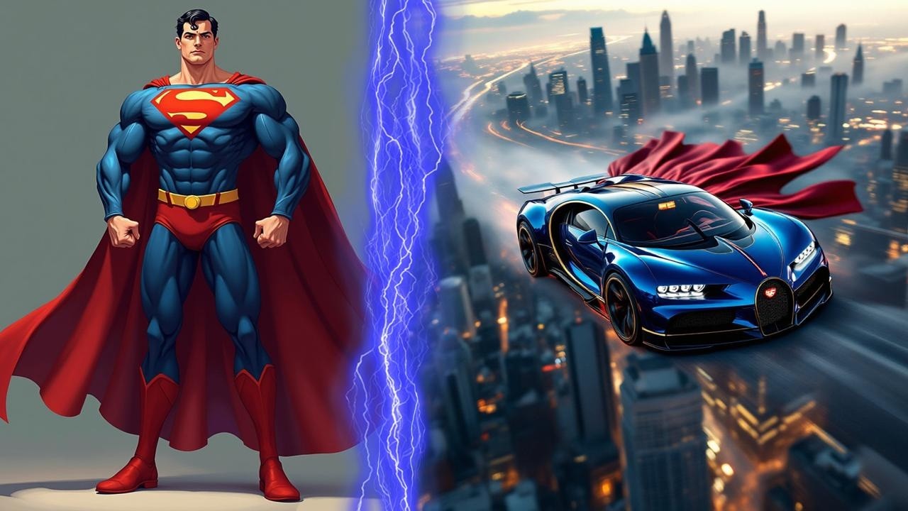 Superhero Dream Cars: Bugatti Chiron Edition 💫 - YouTube