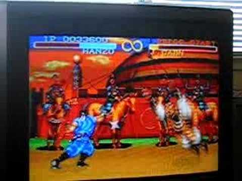 World Heroes Hanzou vs. J. Carn SNES - YouTube