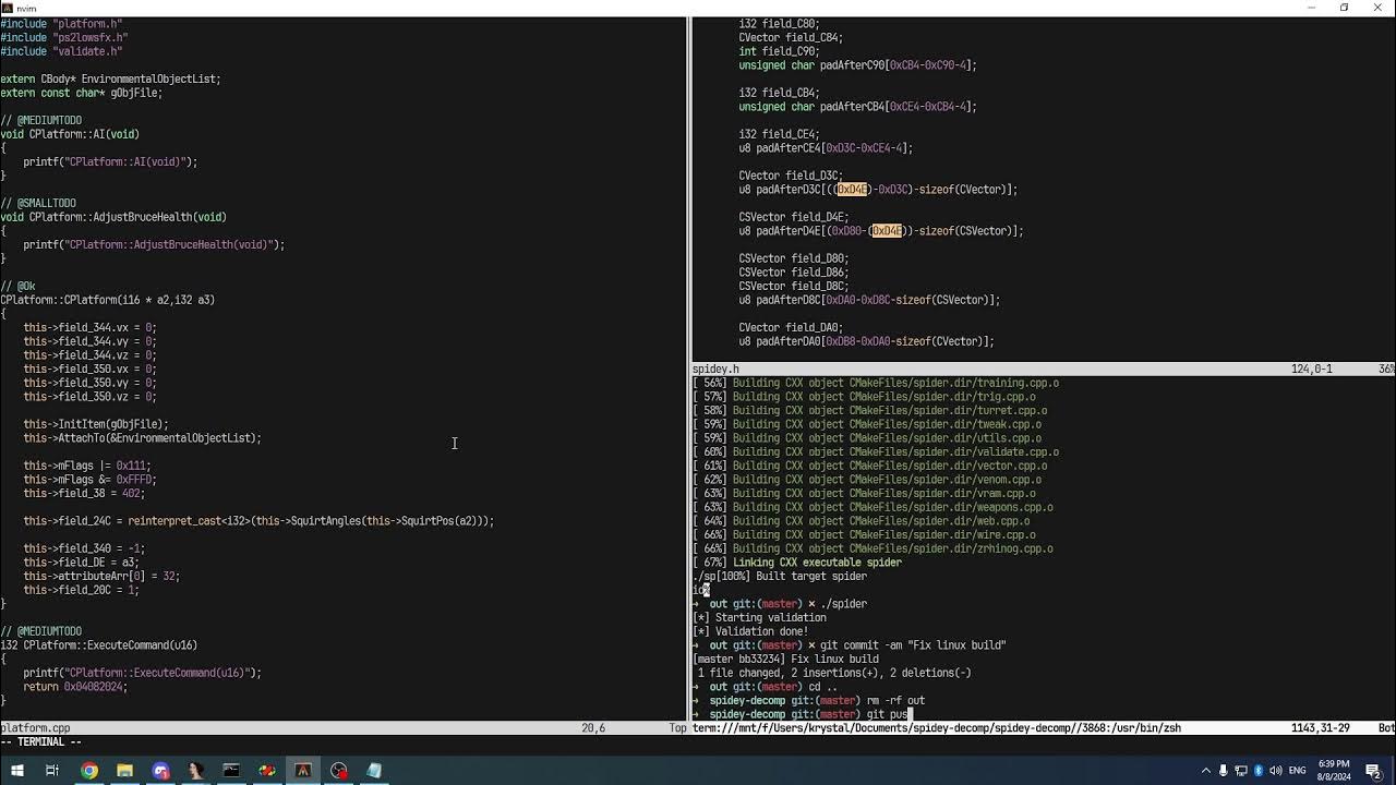 Spider-Man 2000 decompilation project - doing some spidey.cpp - YouTube