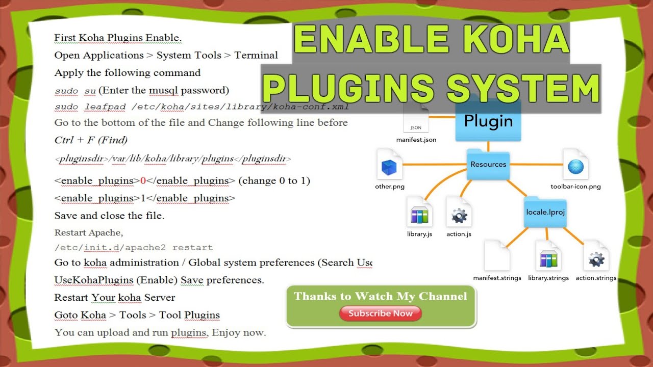 How to Enable Koha Plugins | Lib Power Tech - YouTube