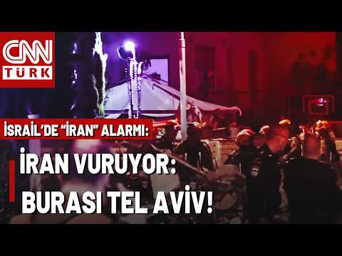 İran Füzeleri İsrail'in Demir Kubbe'sini Deldi! CNN TÜRK İran Füzesinin Düştüğü O Bölgede