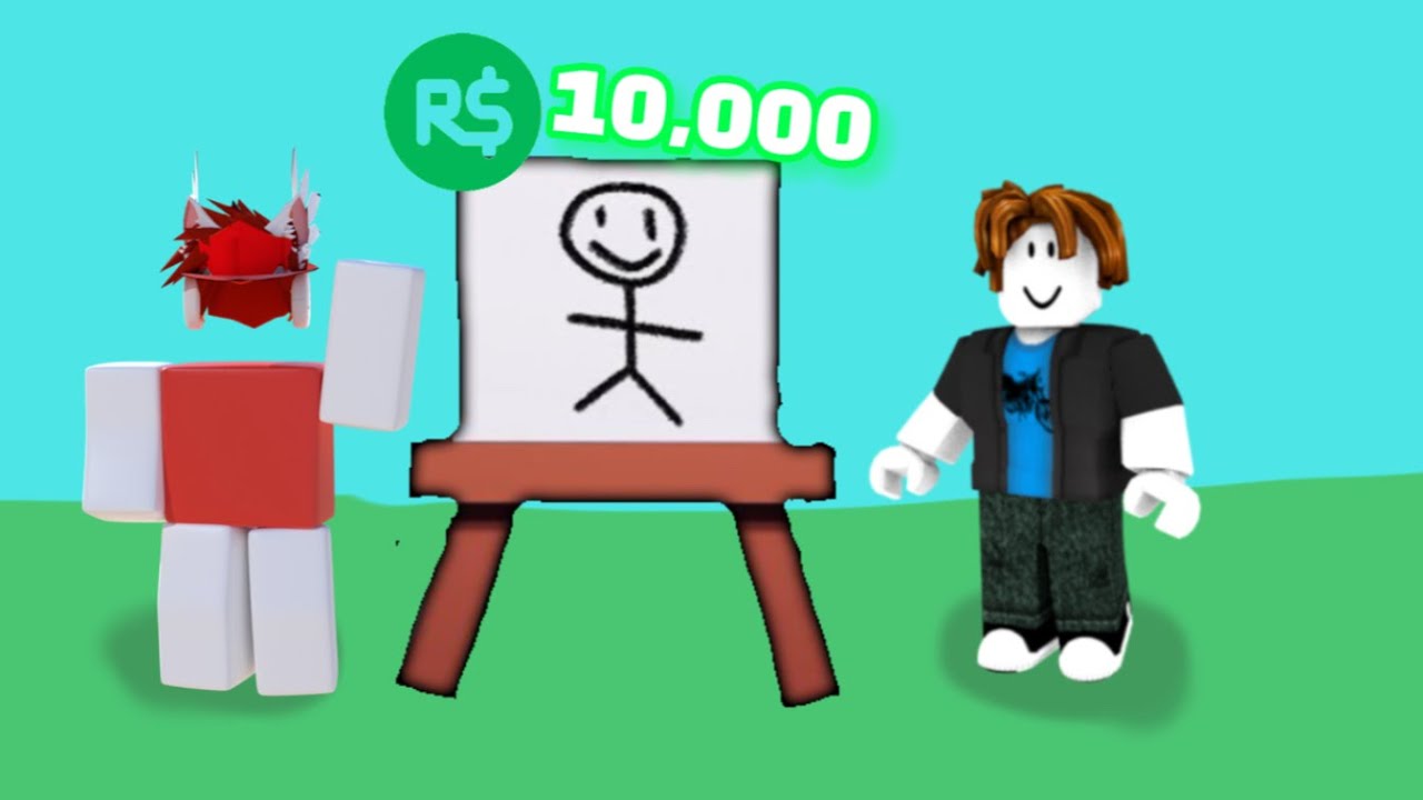 Making ROBUX From Selling ART?? (Roblox) - YouTube