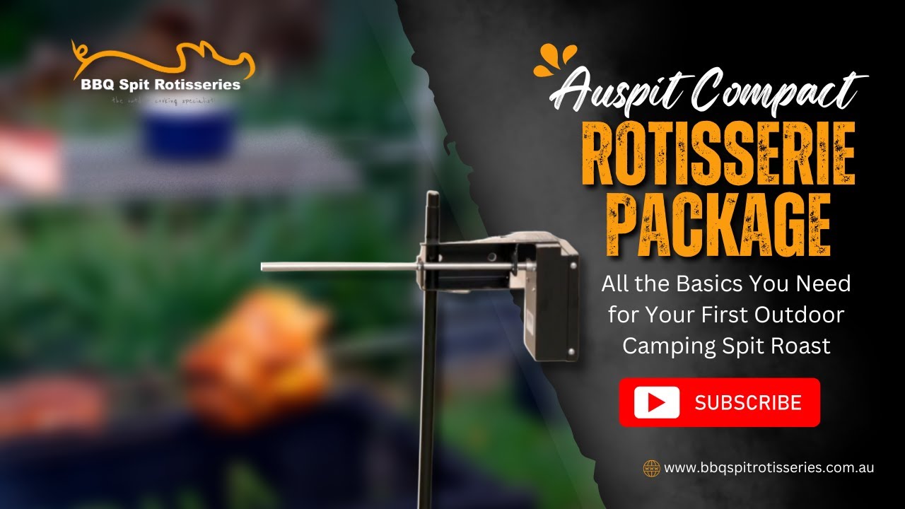 Auspit Compact Spit Rotisserie: All the Basics You Need for Your First ...