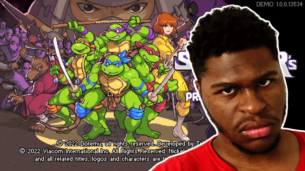 I played TMNT arcade mode on the HARDEST difficulty - YouTube