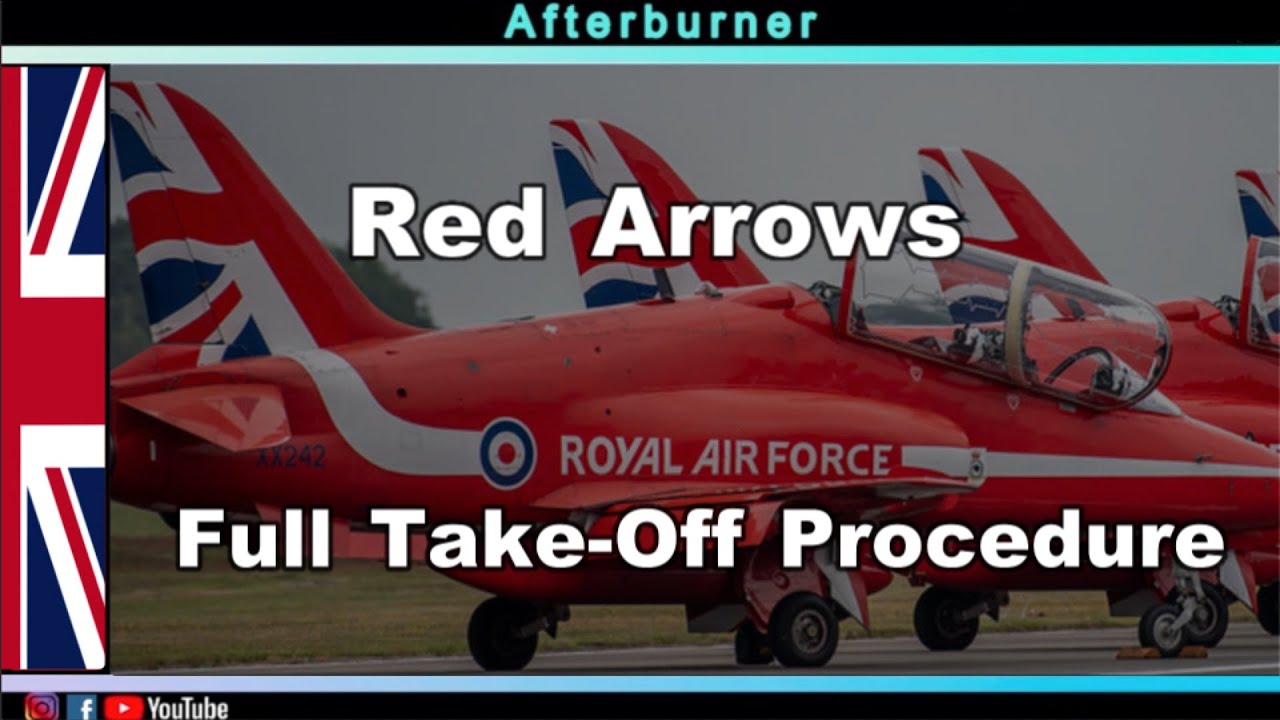 Red Arrows FULL Take-Off Procedure - YouTube