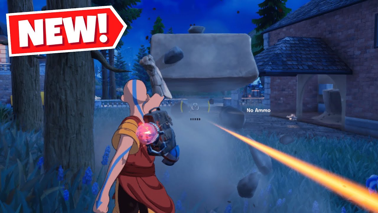 Fortnite NEW Mythic Avatar Earthbending - YouTube