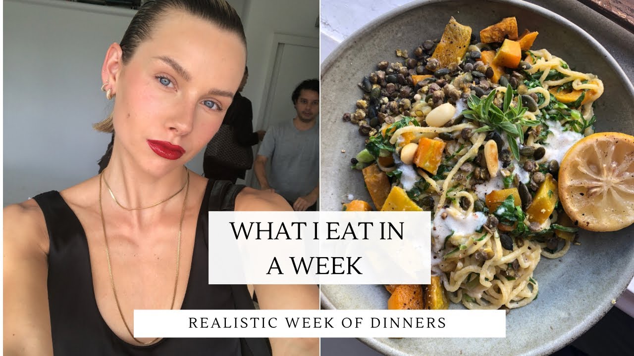 Realistic what I eat in a week | modeling in brazil | what I cook for ...