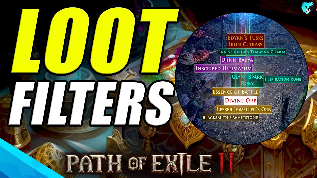 BETTER LOOT How To Activate Loot Filters in Path of Exile 2 - YouTube
